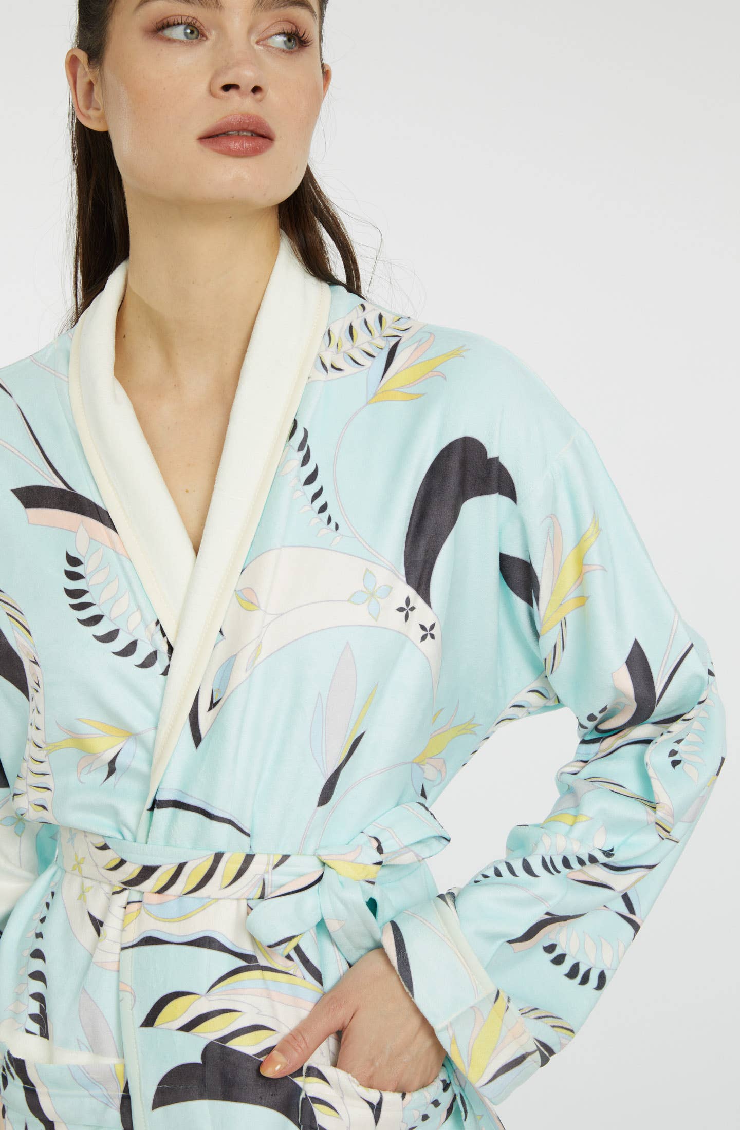 Luxury Robe: Blue Lagoon (Long) – HeyPeacock